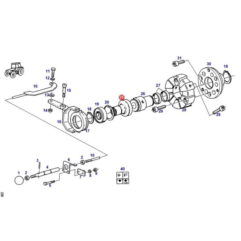 Fendt PTO Hub 199110200010 - Top Agri